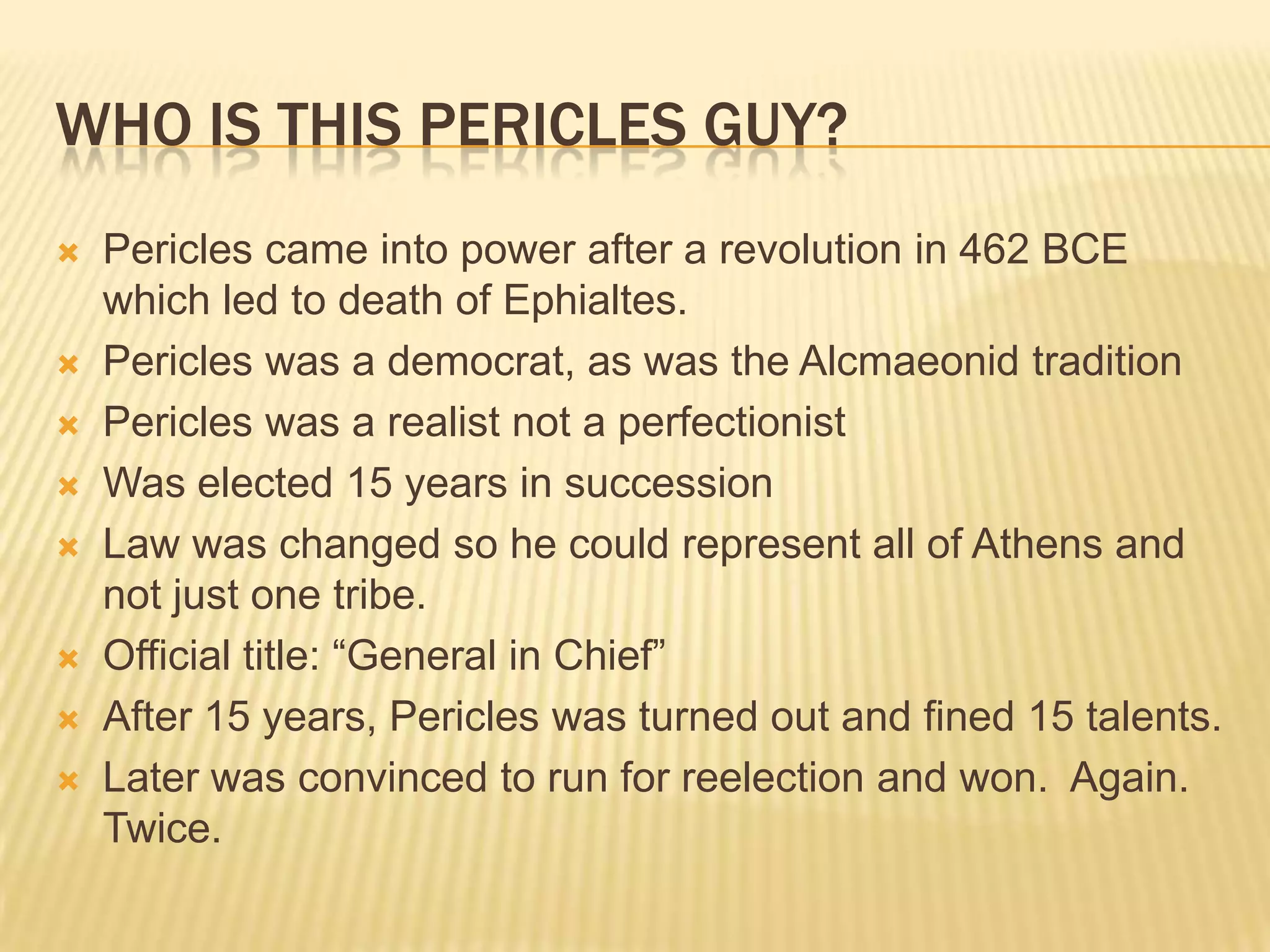 The Amazing Pericles | PPTX
