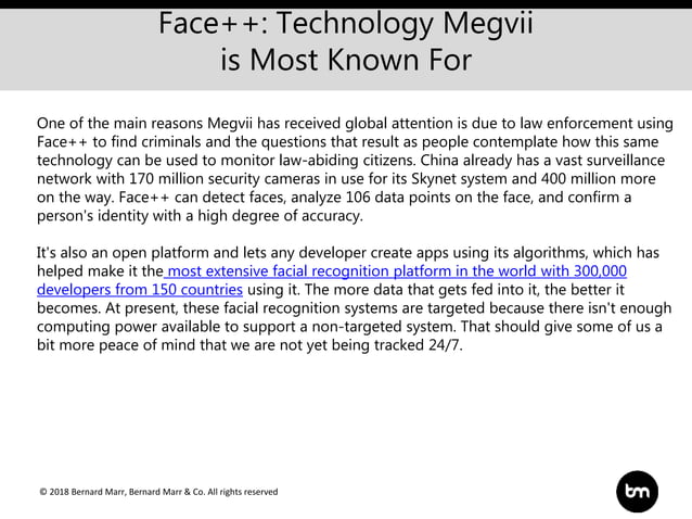 The Amazing Ways Chinese Face Recognition Company Megvii (Face++) Uses Artificial Intelligence ...