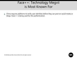 The Amazing Ways Chinese Face Recognition Company Megvii (Face++) Uses Artificial Intelligence ...