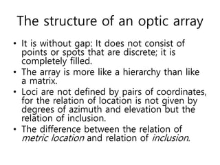 The ambient optic and haptic array part one | PPT