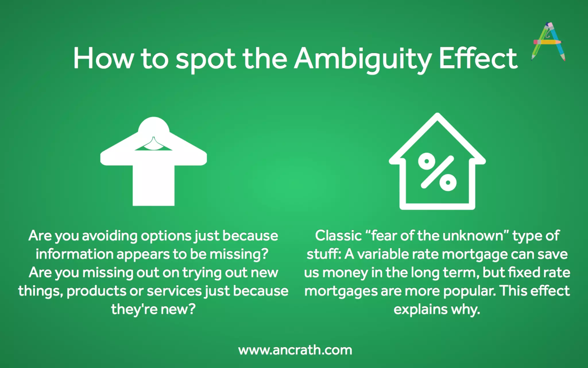 Cognitive Biases: How the Ambiguity Effect will impact your pitch | PPT
