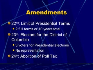 The amendments | PPT