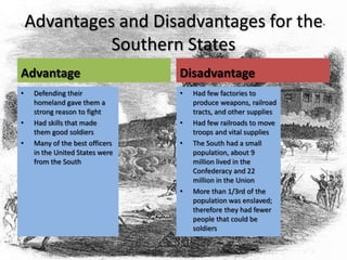The american civil war | PPTX