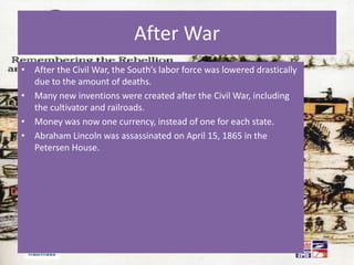 The american civil war | PPTX