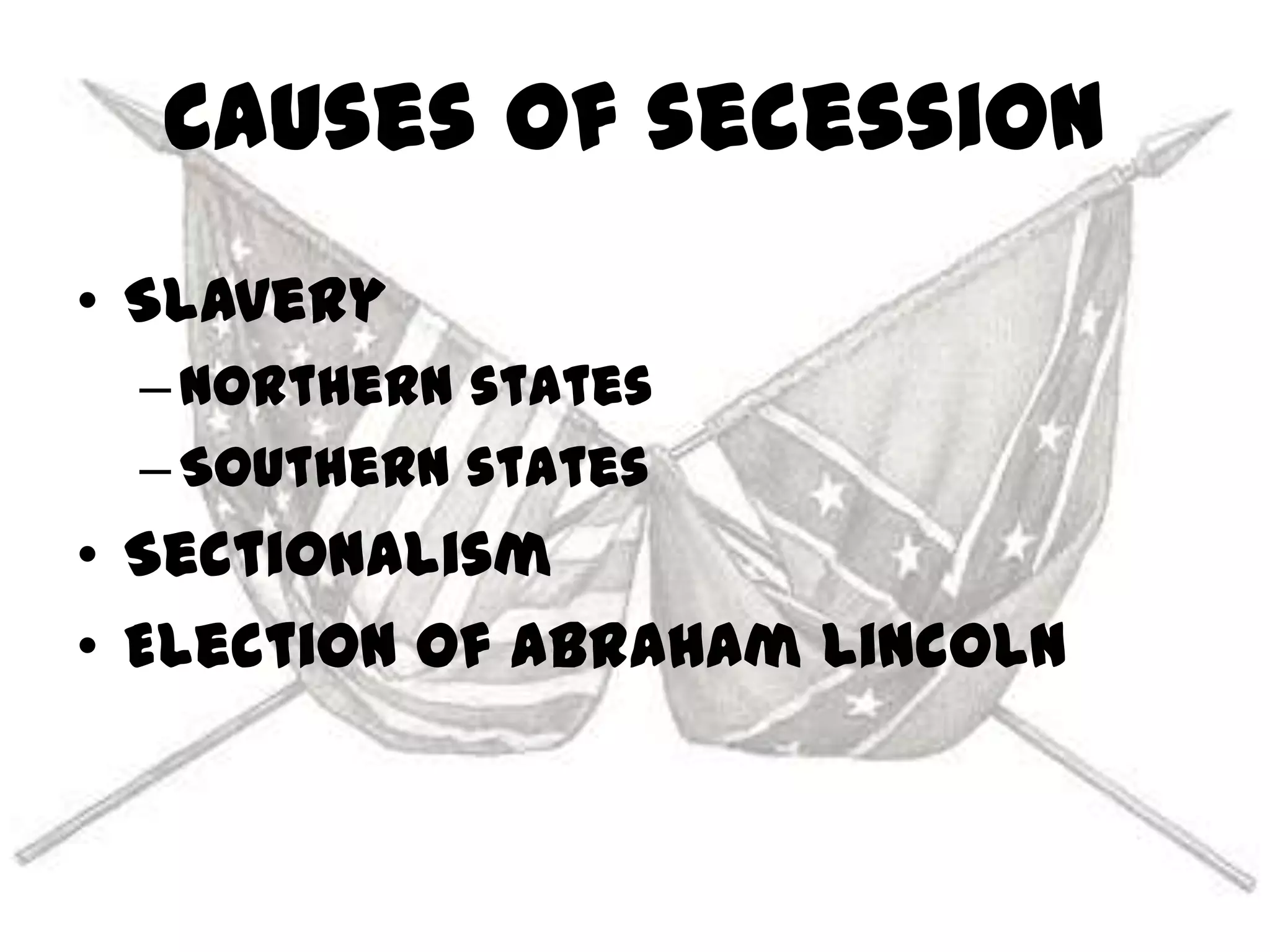 The american civil war louisa corrected | PPTX