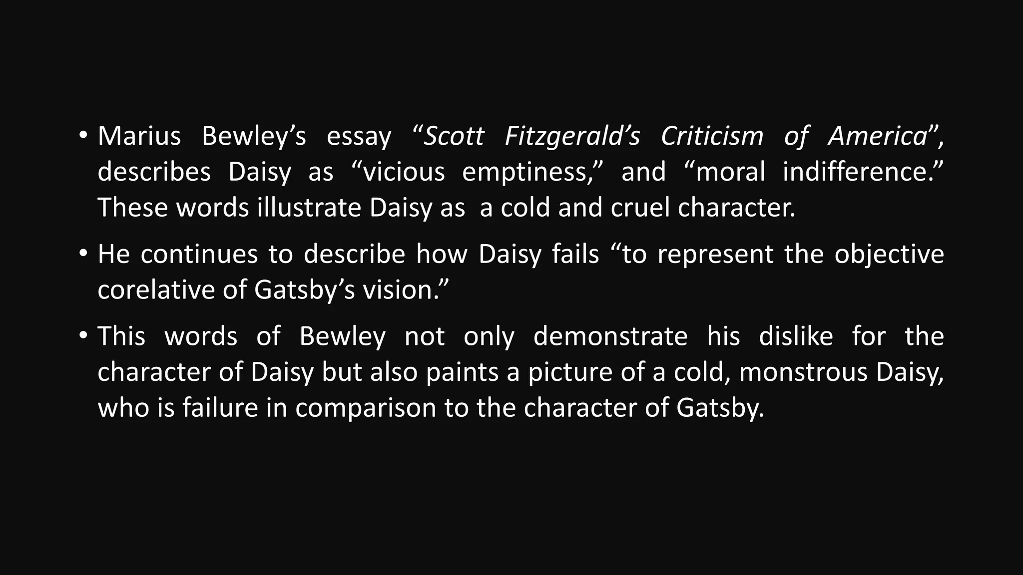 The American Dream and Role of Women In 'The Great Gatsby'.pptx ...