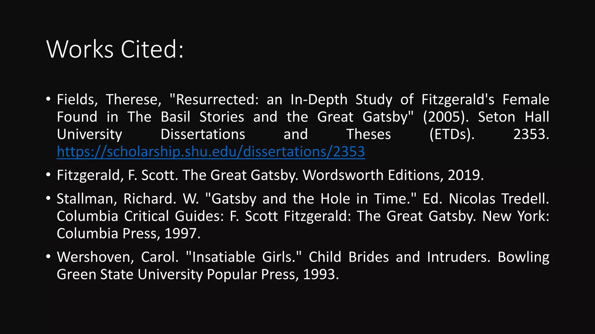 The American Dream and Role of Women In 'The Great Gatsby'.pptx ...