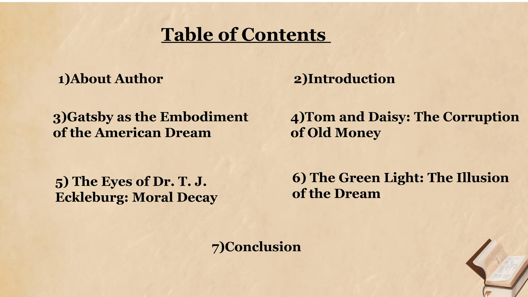 The American Dream in 'The Great Gatsby': Illusion vs. Reality | PPTX