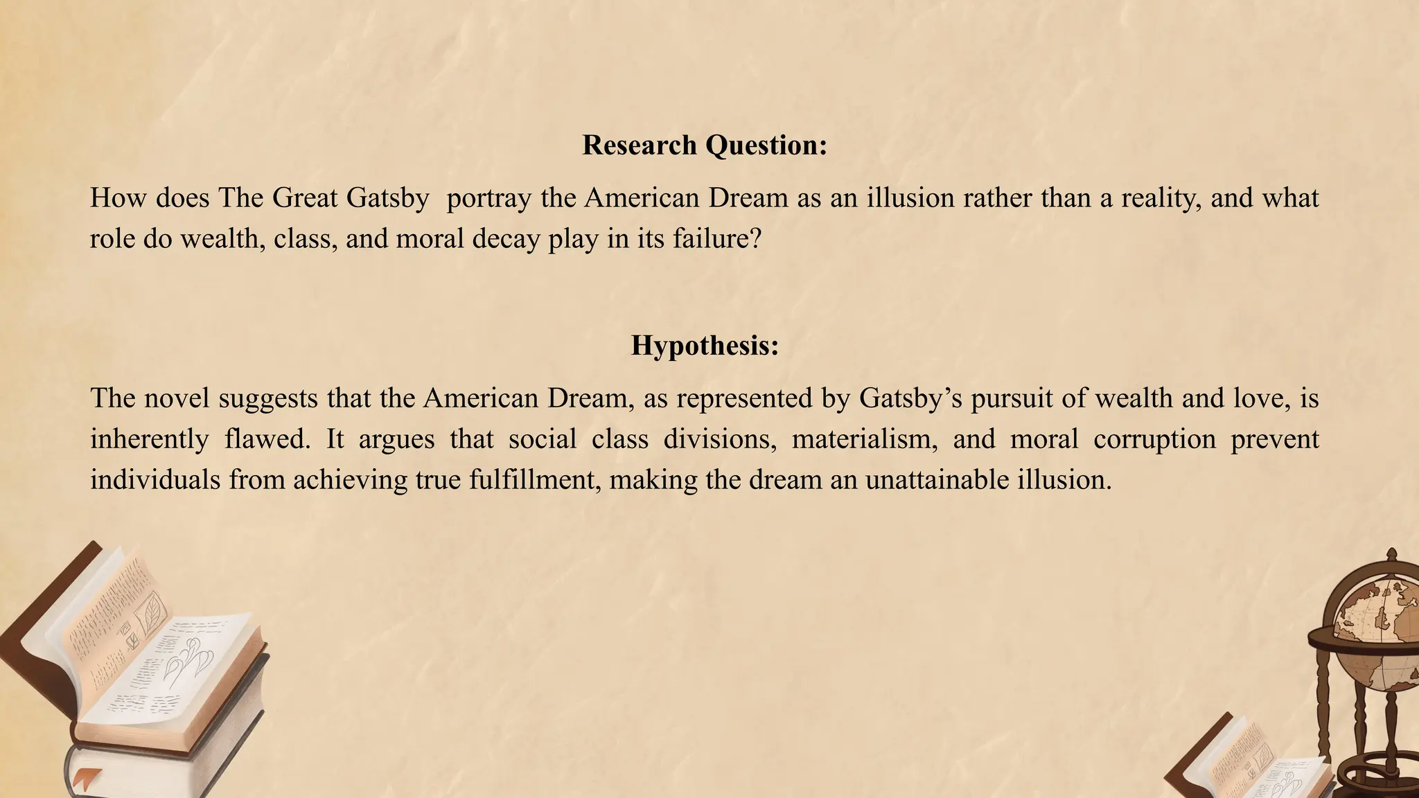 The American Dream in 'The Great Gatsby': Illusion vs. Reality | PPTX