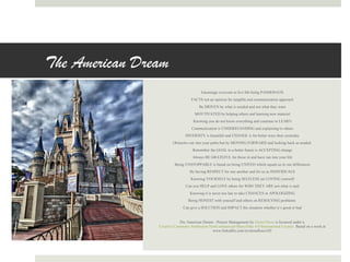 The American Dream | PPT