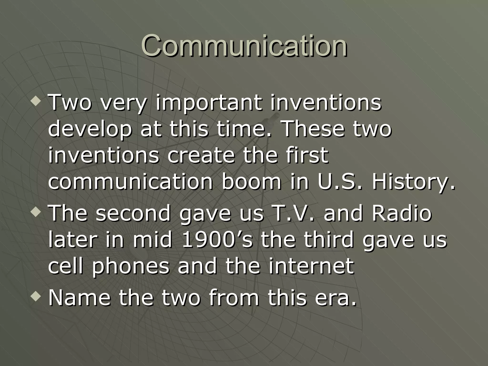 The american industrial revolution | PPT