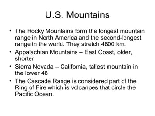 The American landscapes | PPT