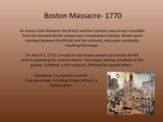 The American Revolution | PPT