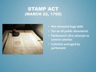 The american revolution | PPTX