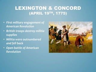 The american revolution | PPTX