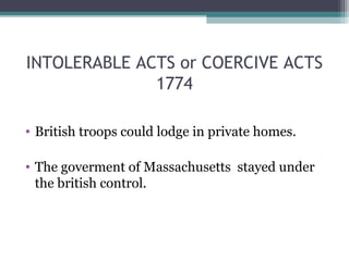 The american revolution | PPT