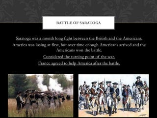 The american revolution | PPTX