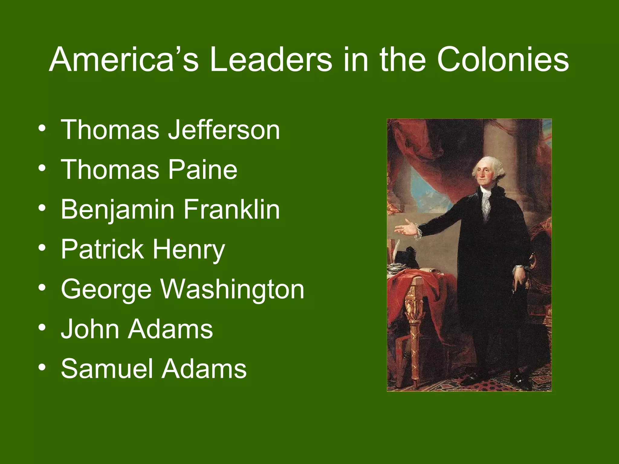 The american revolution | PPT