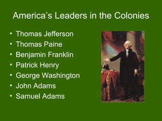 The american revolution | PPT