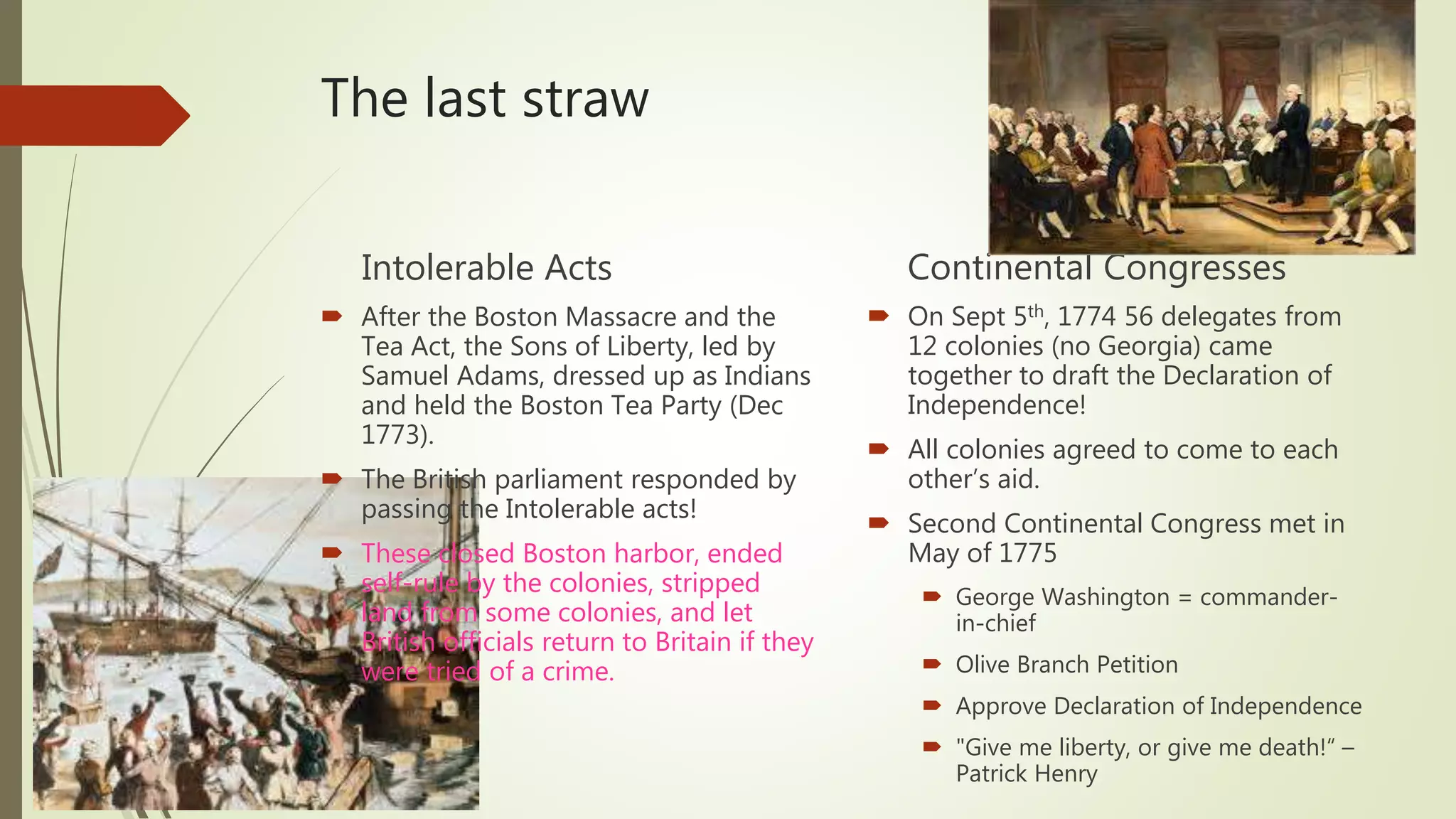 The american revolution | PPT