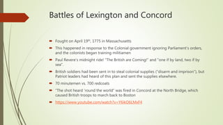 The american revolution | PPT
