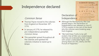 The american revolution | PPT | Free Download