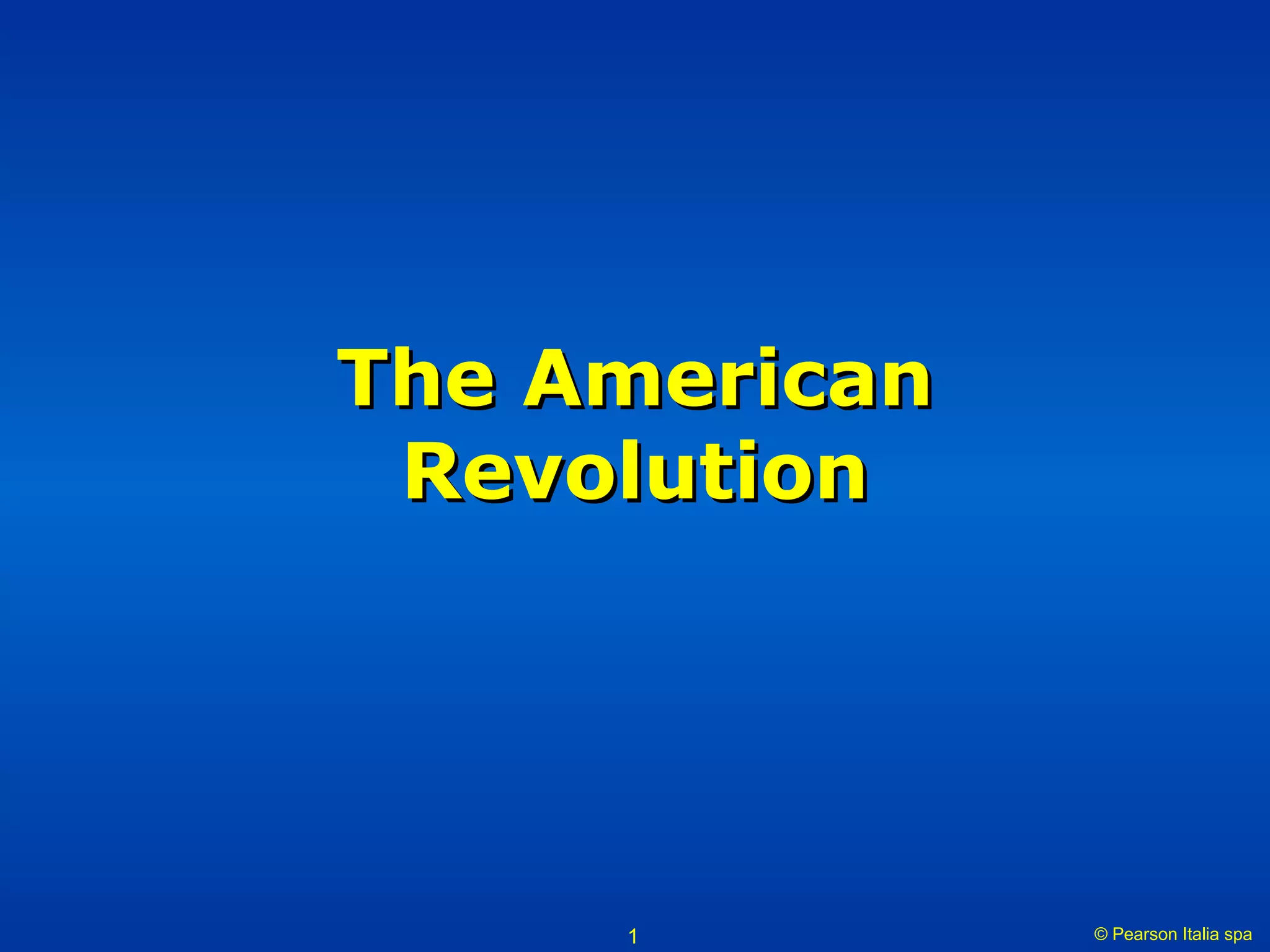 The American Revolution | PPT