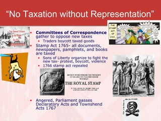 the_american_revolution.ppt 1763 - 1775. | PPT