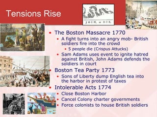 the_american_revolution.ppt 1763 - 1775. | PPT