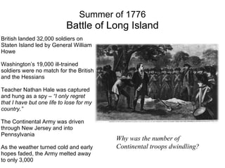 The American Revolution Web2 | PPT | Death, Injury, or Military ...