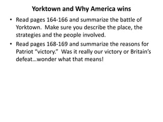 The american revolution battles | PPT