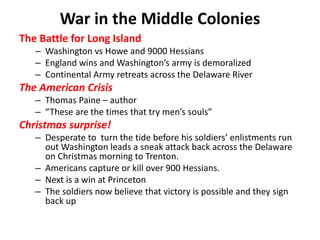 The american revolution battles | PPT