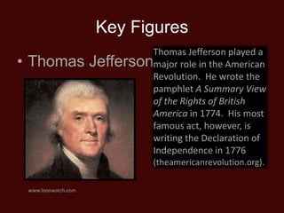 The American Revolution by Emily Pond | PPT