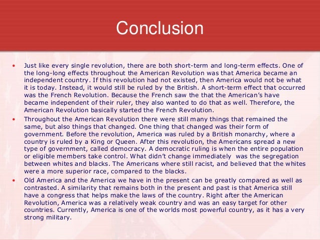 The american revolution journal powerpoint