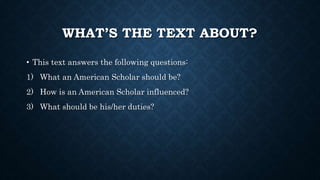 The American Scholar Komala N.pptx