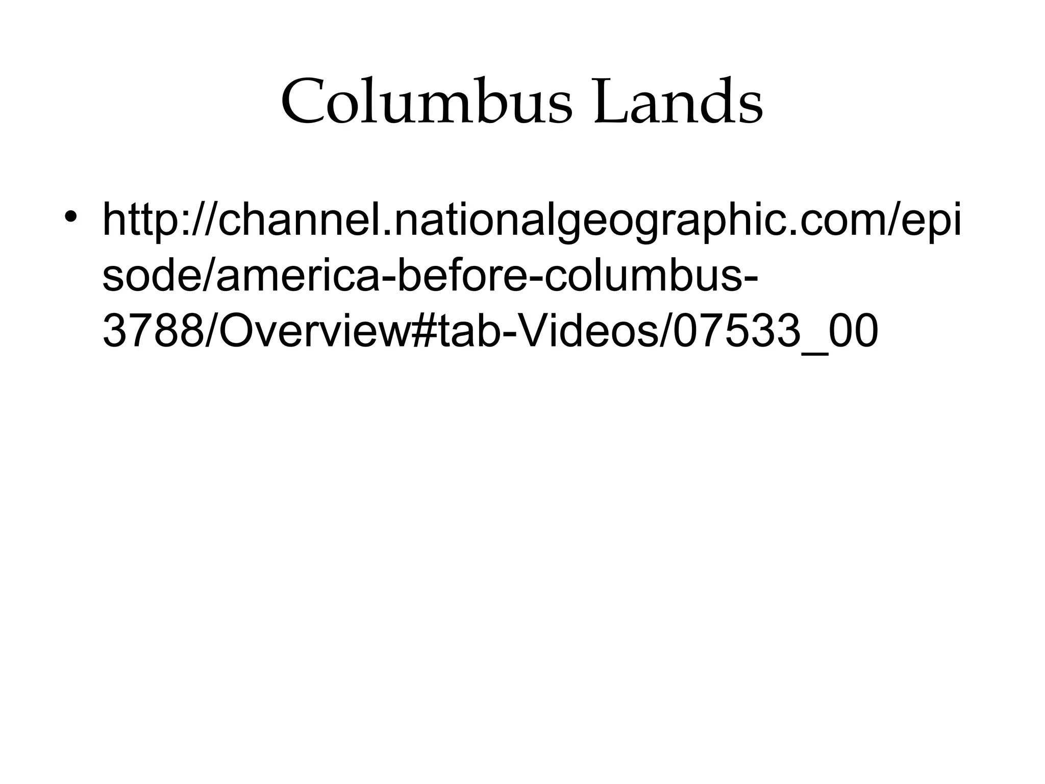 The America's Before/After Age of Exploration | PPT