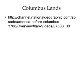 The America's Before/After Age of Exploration | PPT