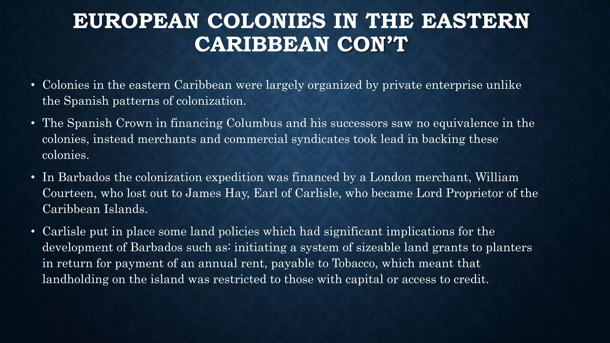 The amerindians and european patterns of settlement | PPTX