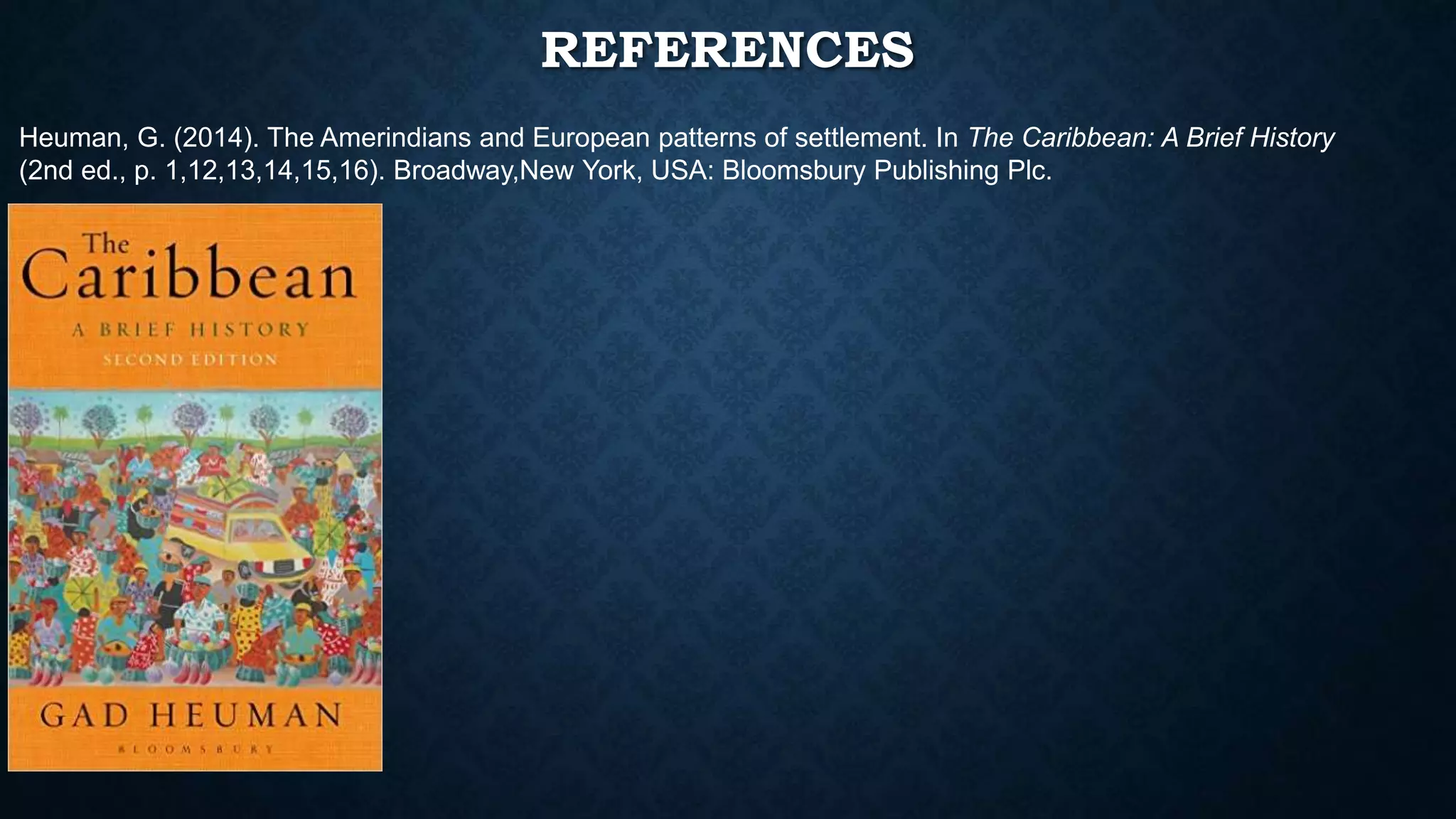 The amerindians and european patterns of settlement | PPTX