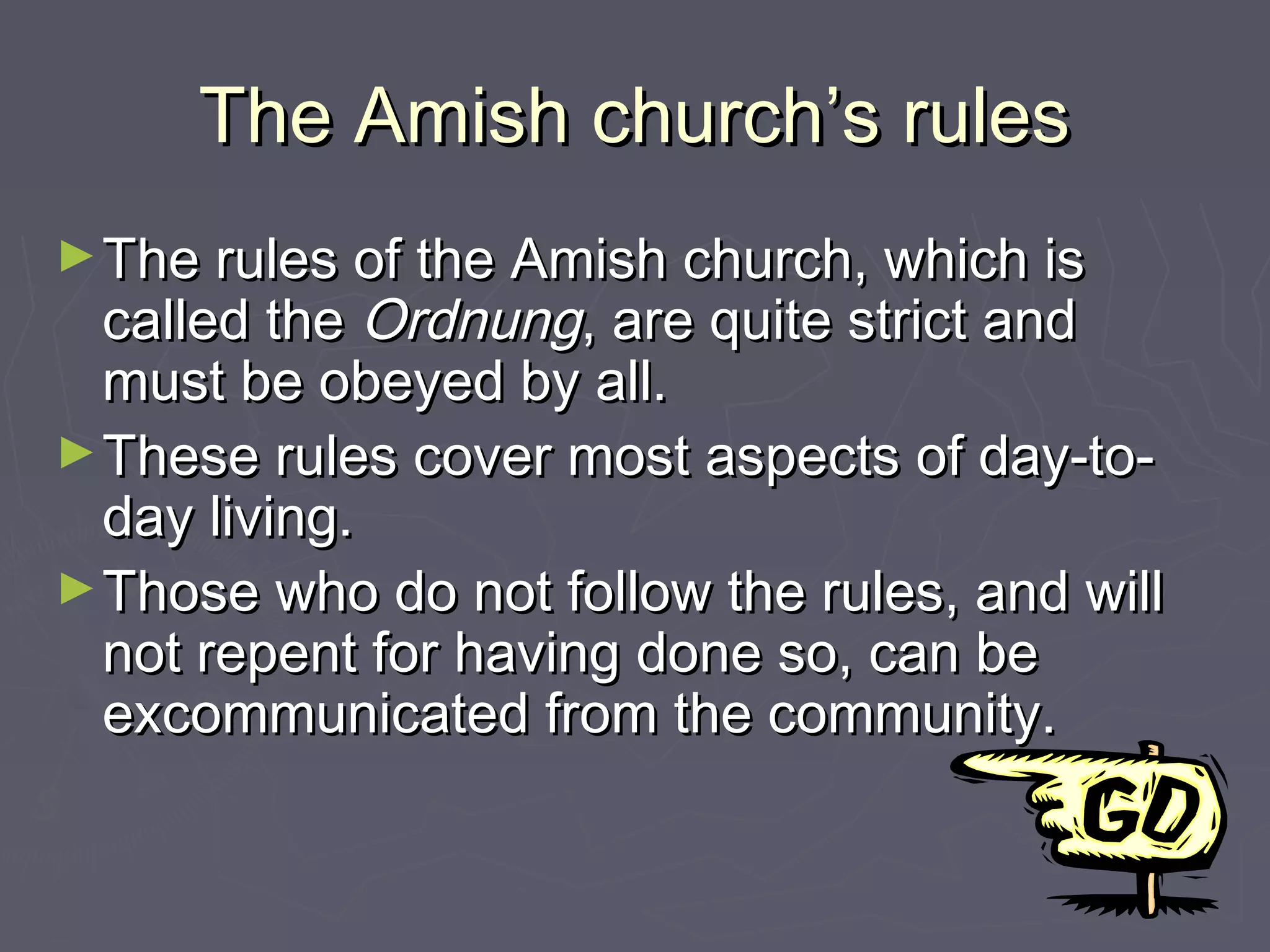 The amish | PPT