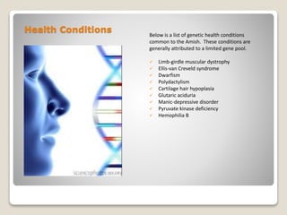 Cultural Diversity - Health Care & The Amish | PPTX