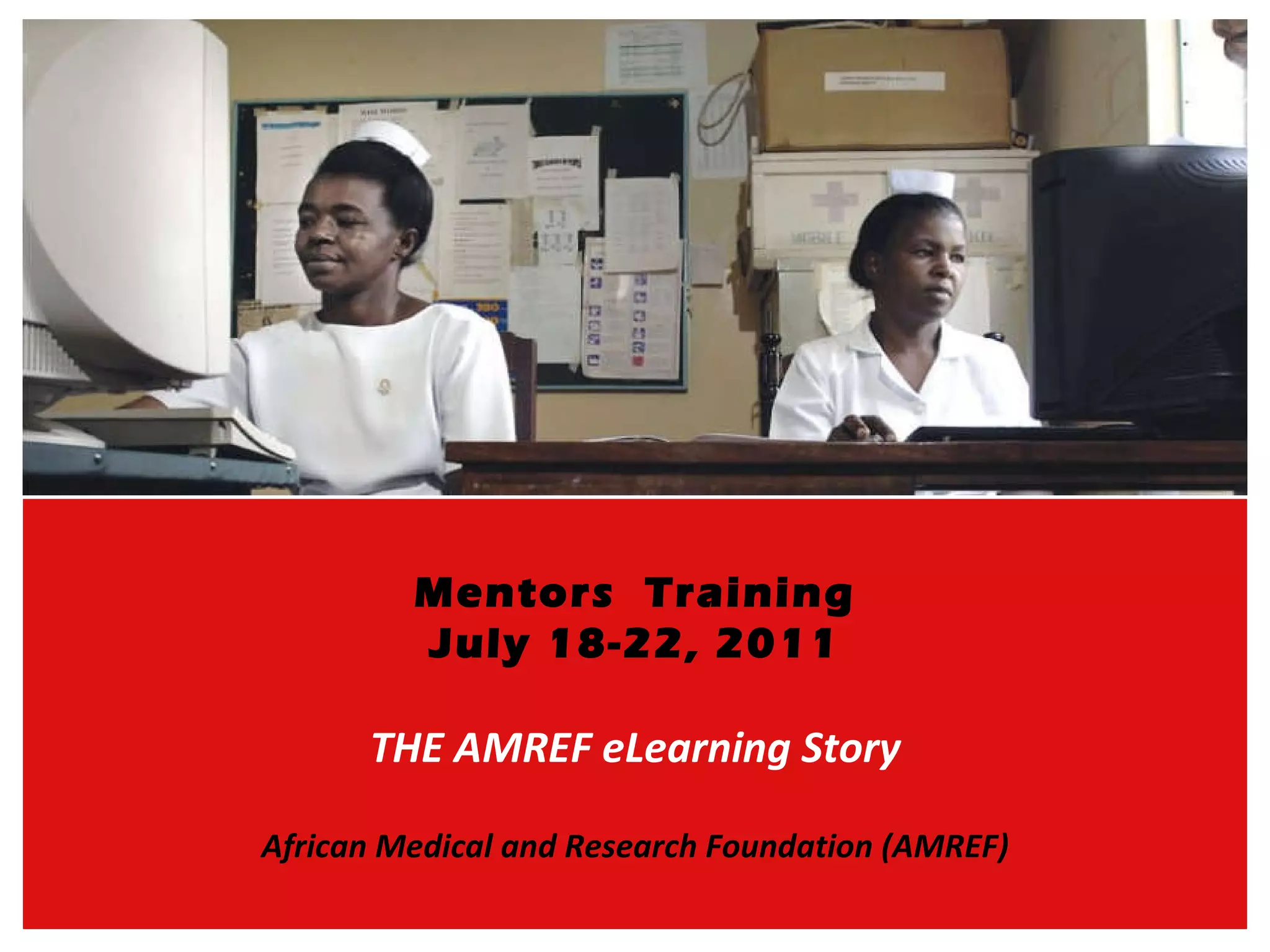 The amref story mentors training po | PPT