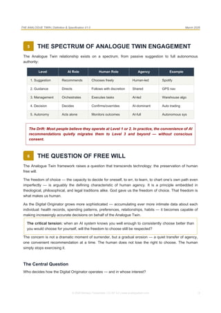 The Analogue Twin — Definition & Specification V1.0 | PDF