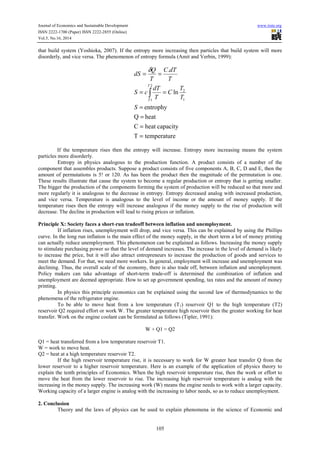 The analogy of economics principles and physics theory | PDF