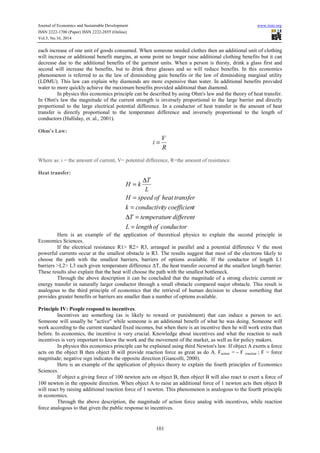 The analogy of economics principles and physics theory | PDF