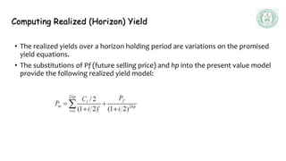 The analysis and valuation of bonds copy | PPTX