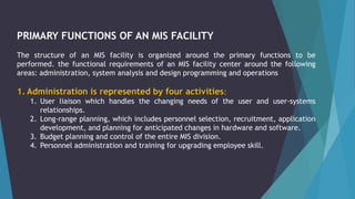 The analyst user_interface_and_mis_role | PPT