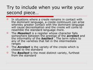 The analytical piece | PPT