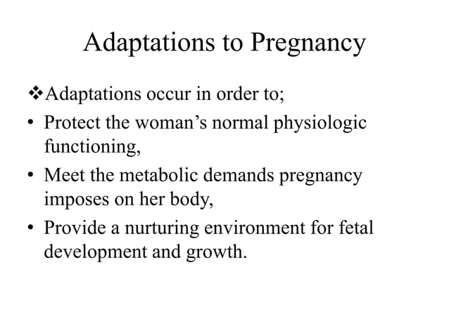 The anatomy and physiology of pregnancy by chikwala.pptx | Pregnancy ...