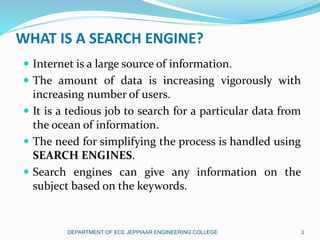 The anatomy and working of search engines | PPTX
